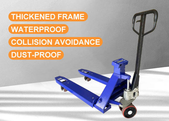 Steel Industrial Forklift Pallet Jack Weight Scale 2000KG Customized Color
