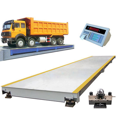 Electronic Truck Scale Weighbridge 100t Customizable With Digital Indicator Big Display
