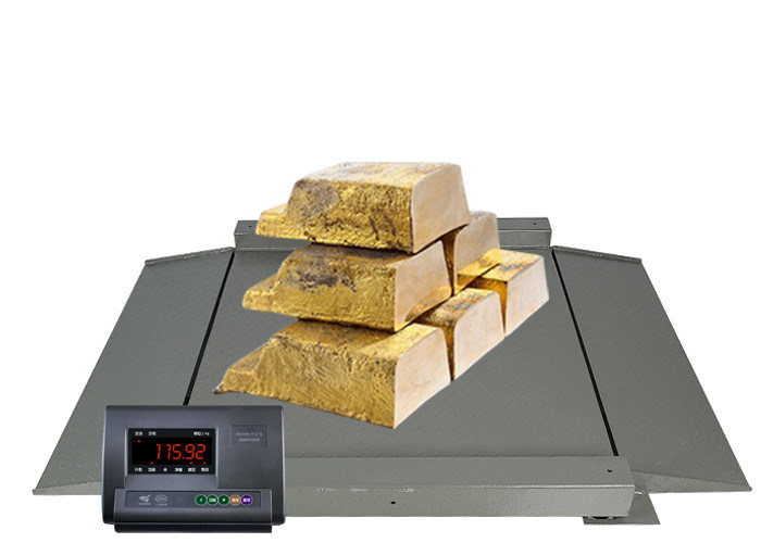 1.5M Stainless Steel Platform Scale , 1 Ton Platform Weighing Scale