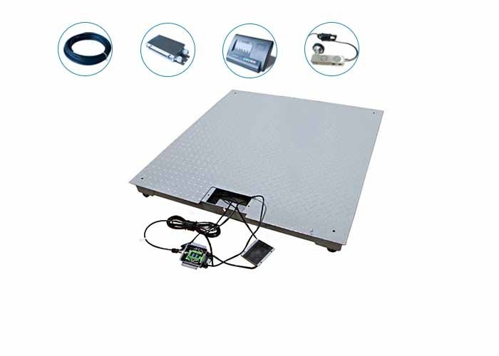 Heavy Duty Industrial Platform Pallet Floor Scales 1.5x1.5M 3000Kg