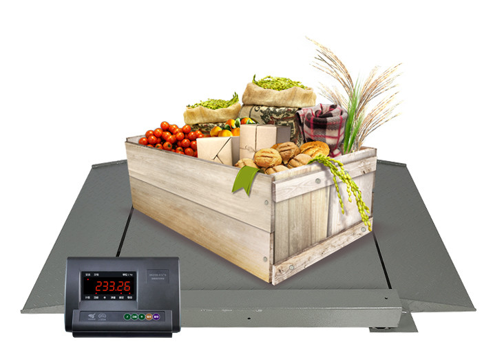 0.8m Digital Floor Scales Industrial , LCD Floor Scale For Pallets