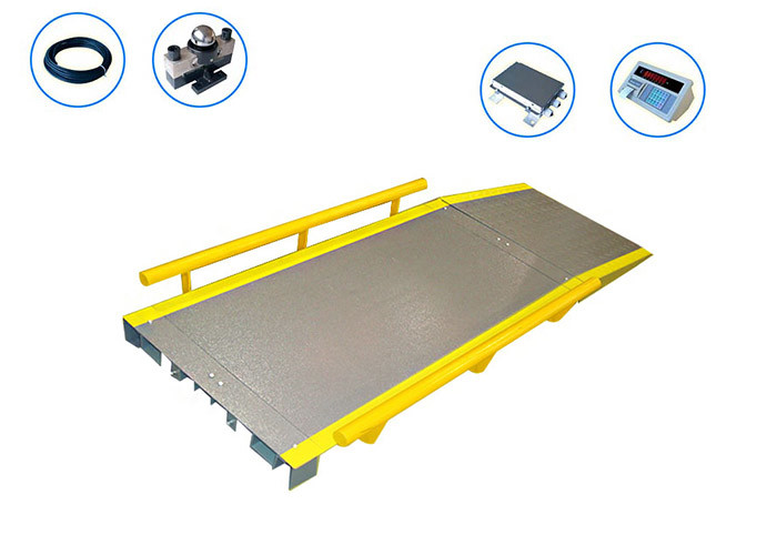 8M Electronic Weighbridge , 60 Ton Pitless Type Weighbridge