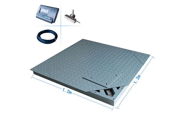 Portable Industrial Floor Weighing Scales 1.5*1.5m 3 Ton With Optional ...