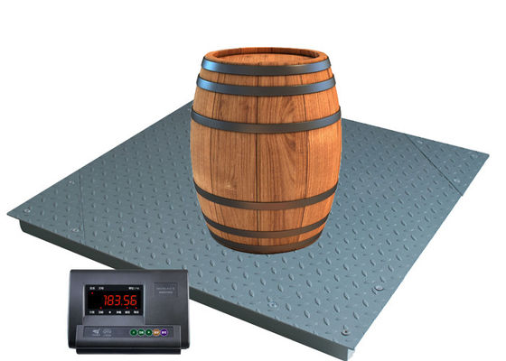 2T 1.2m Steel Industrial Floor Scales Adjustable Foot