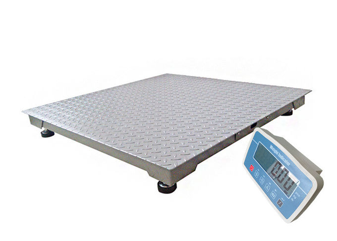 Stainless Checked Plate Weighing Platform Floor Scale Non Slip 2 Ton
